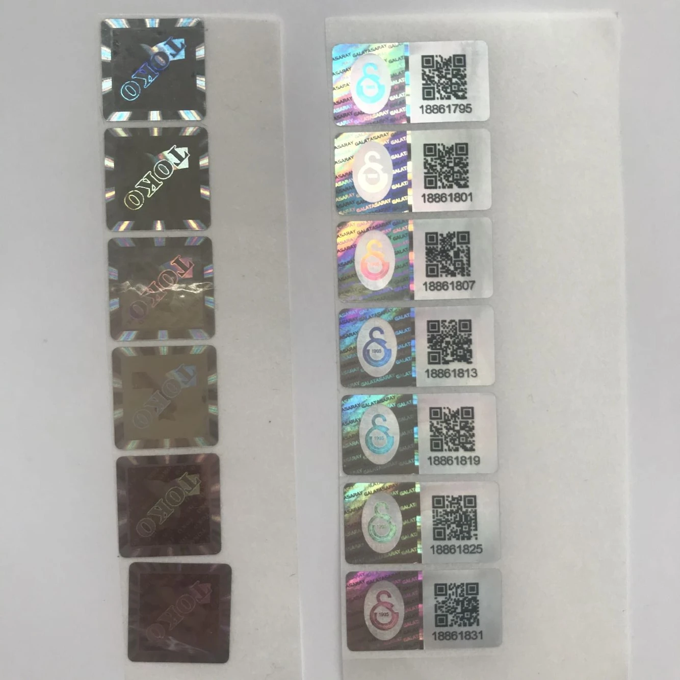 Custom tamper-proof hologram stickers. - Doxprint